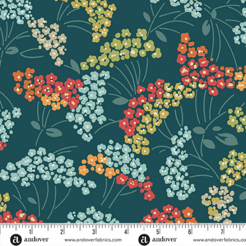 Laurel in Peacock | Andover | Flower Box | A-1014-T
