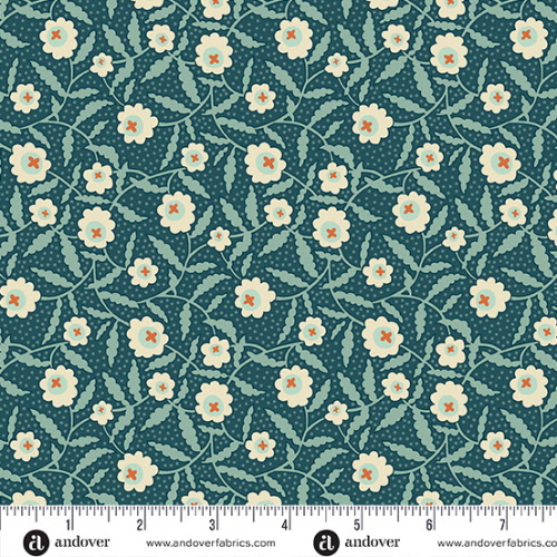 Bachelor Button in Peacock | Andover | Flower Box | A-1016-T