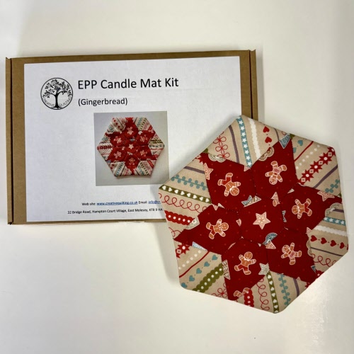 EPP Candle Mat Kit (Gingerbread) | Creative Quilting KIT