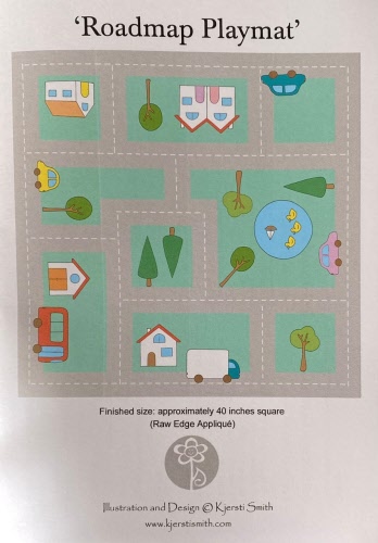 Roadmap Playmat Pattern by Kjersti Smith