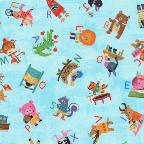 Scattered Alphabet Animals