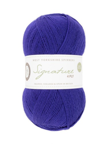 Signature 4ply in Cobalt | Yarn | WYS | Signature4ply | 1005