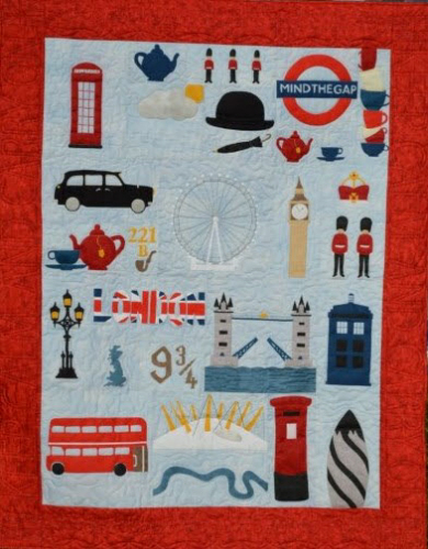 London Calling Quilt by Creative Quilting - pattern | Creative Quilting