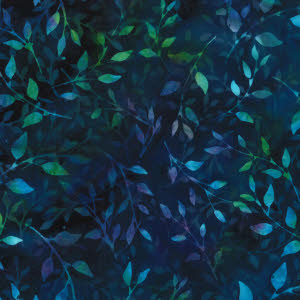 Dimples on Navy | Hoffman | Bali Hand-Dyed Batik | X2613-19-Navy